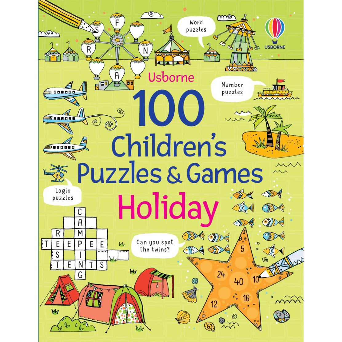 Usborne 100 Children's puzzles holiday – Dilly Dally Kids