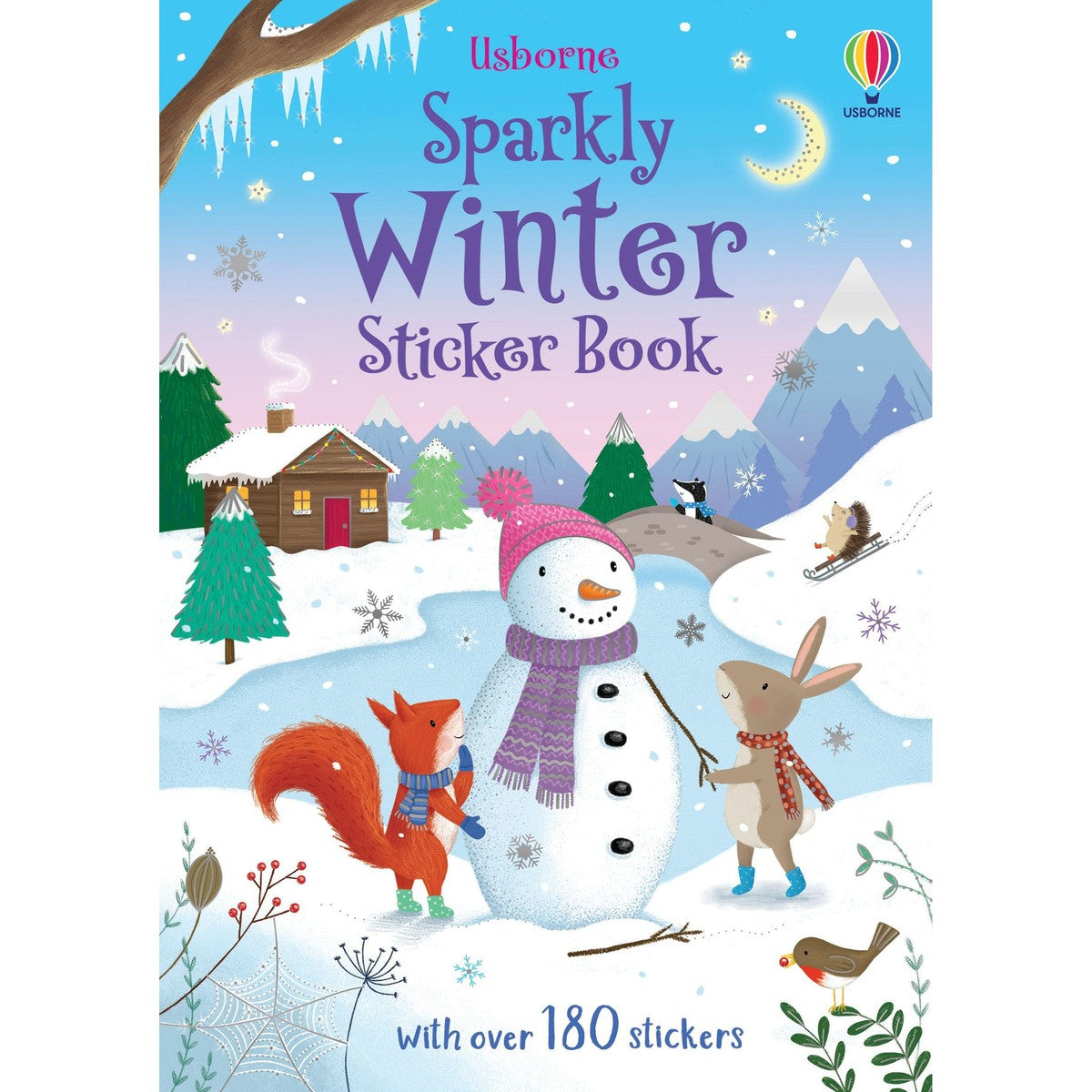 Usborne sparkly winter sticker book – Dilly Dally Kids