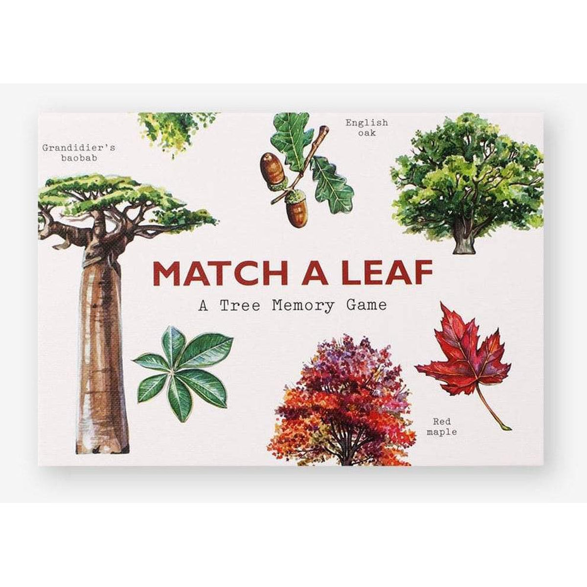 match a leaf tree memory game – Dilly Dally Kids