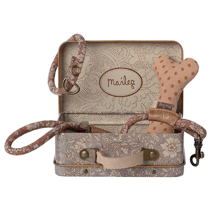 Pre Order Maileg puppy supply, accessories - rose – Dilly Dally Kids