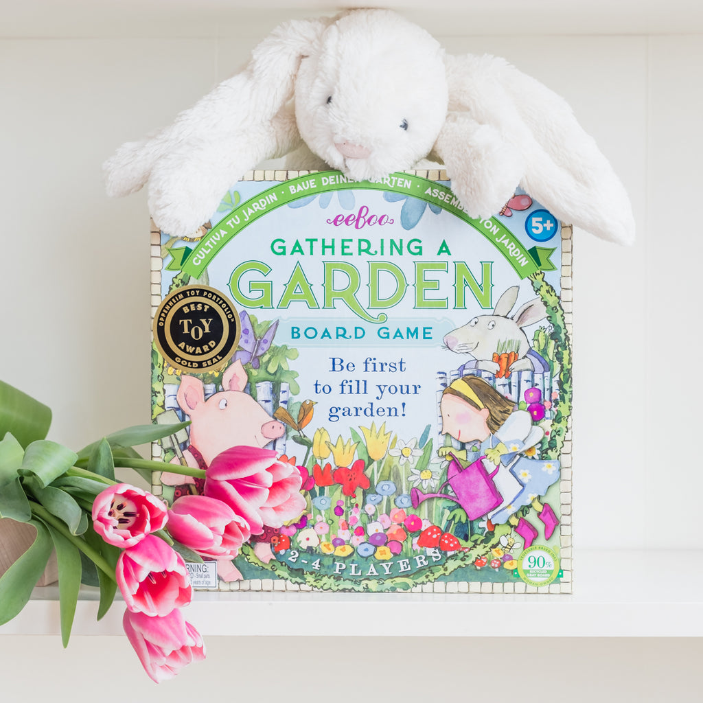 eeBoo gathering a garden board game – Dilly Dally Kids