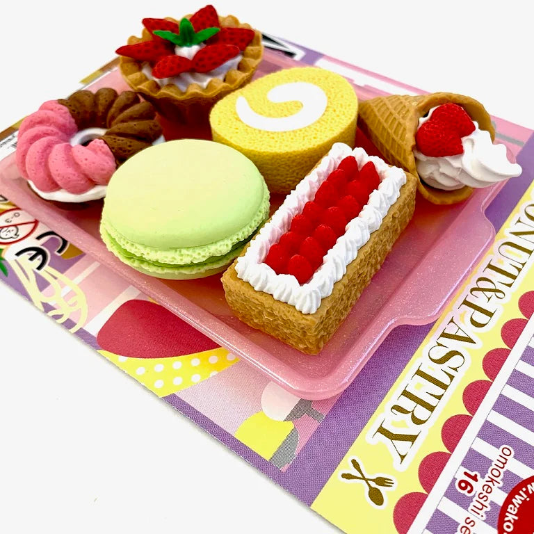 Iwako french pastry puzzle eraser set – Dilly Dally Kids