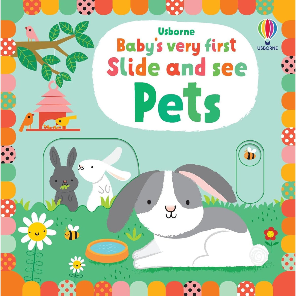 Usborne baby's first slide and see pets – Dilly Dally Kids