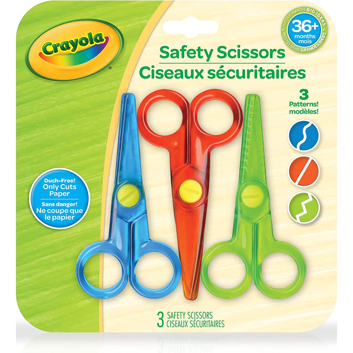 Crayola safety scissors 3 pack – Dilly Dally Kids