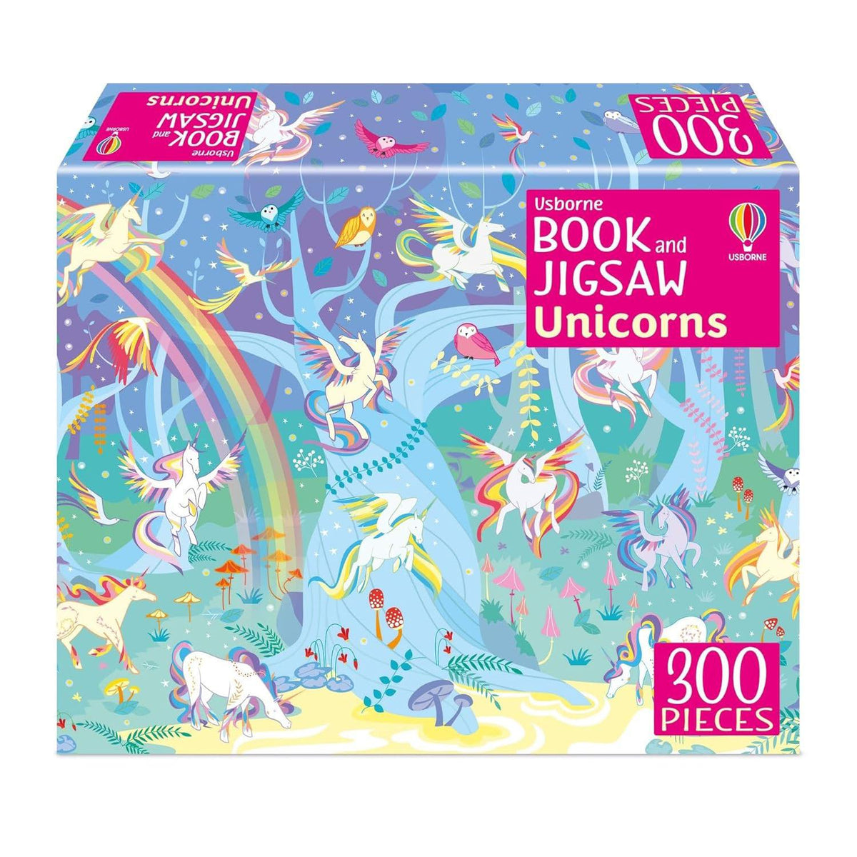 Usborne unicorns 300 pc puzzle and book – Dilly Dally Kids