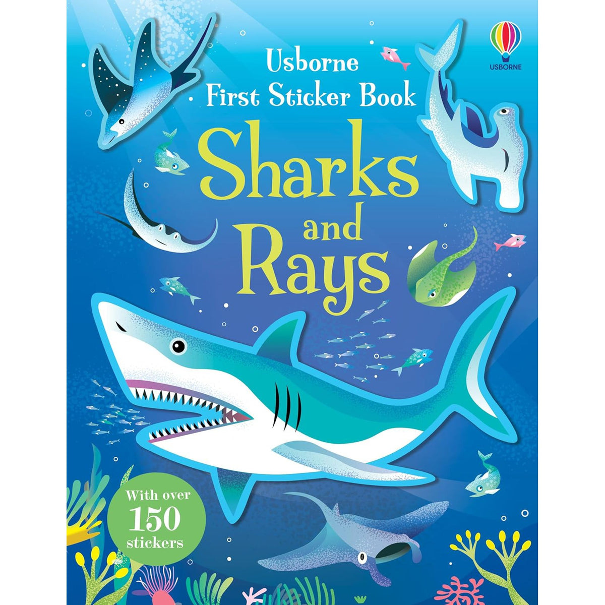 Usborne first sticker book sharks and rays – Dilly Dally Kids