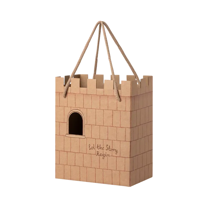Maileg paper bag, castle - rose – Dilly Dally Kids