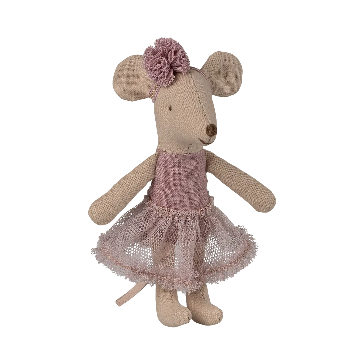 Pre Order Maileg ballerina mouse, little sister - heather – Dilly Dally ...