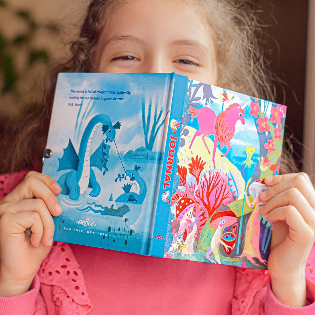 eeBoo magical creatures journal / diary with key – Dilly Dally Kids