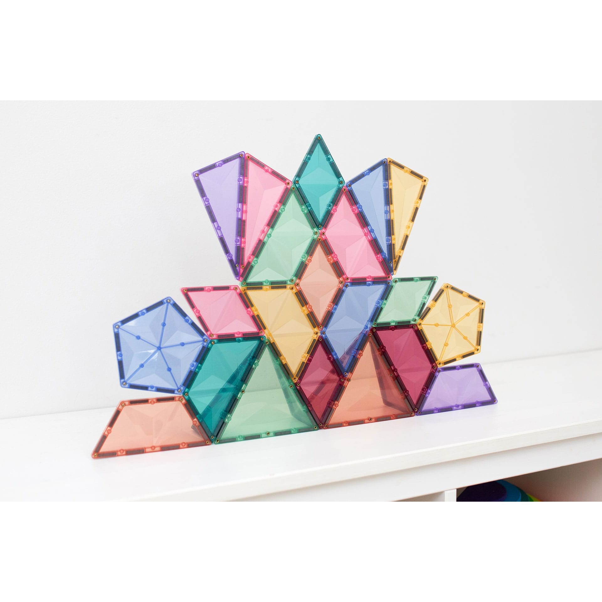 Connetix pastel shape expansion pack 48 piece – Dilly Dally Kids