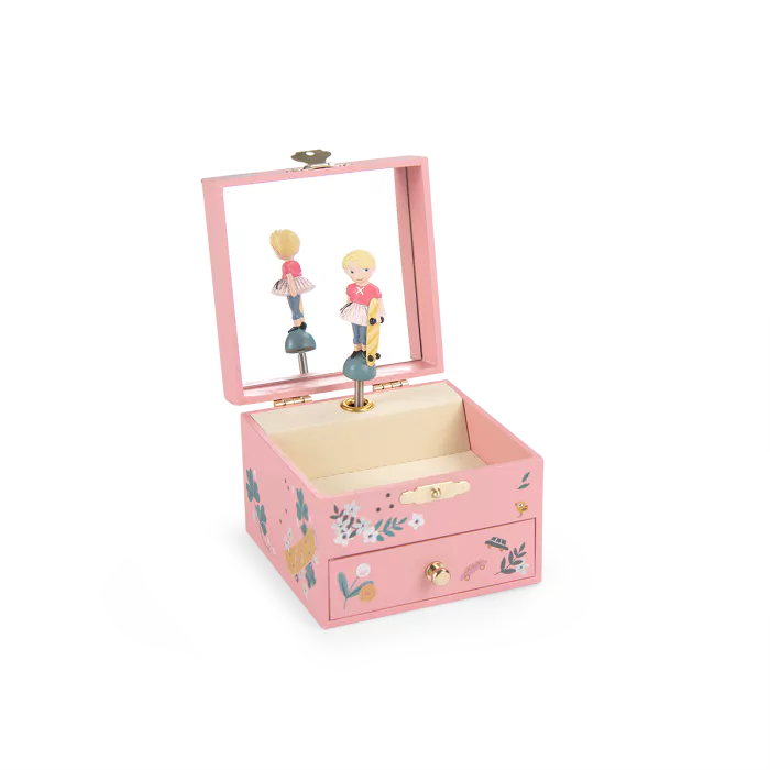 Parisiennes dark pink musical jewellery box – Dilly Dally Kids