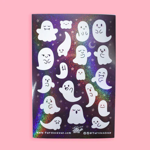 haunting ghosts sticker sheet – Dilly Dally Kids
