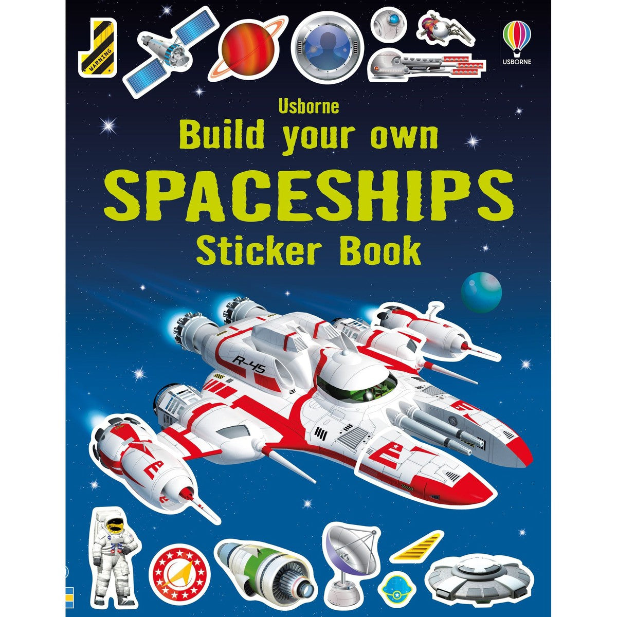 Usborne Build Your Own Spaceships Sticker Book – Dilly Dally Kids