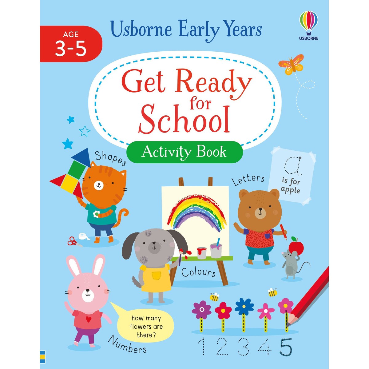 Usborne Get Ready for School Activity Book – Dilly Dally Kids