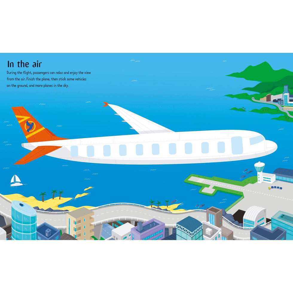 Usborne first sticker book airport – Dilly Dally Kids