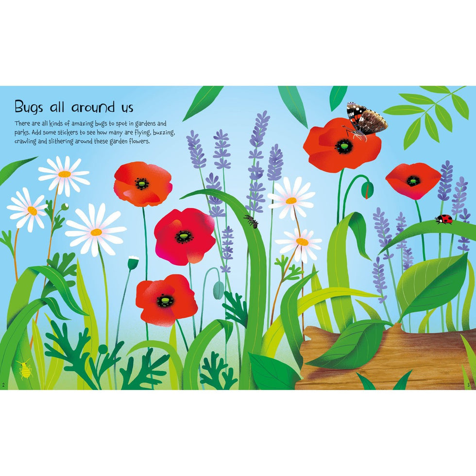 Usborne first sticker book bugs – Dilly Dally Kids