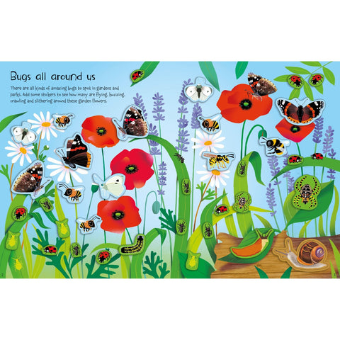 Usborne first sticker book bugs – Dilly Dally Kids