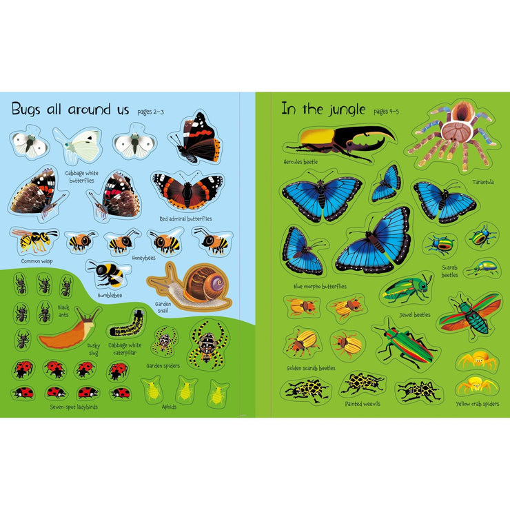 Usborne first sticker book bugs – Dilly Dally Kids