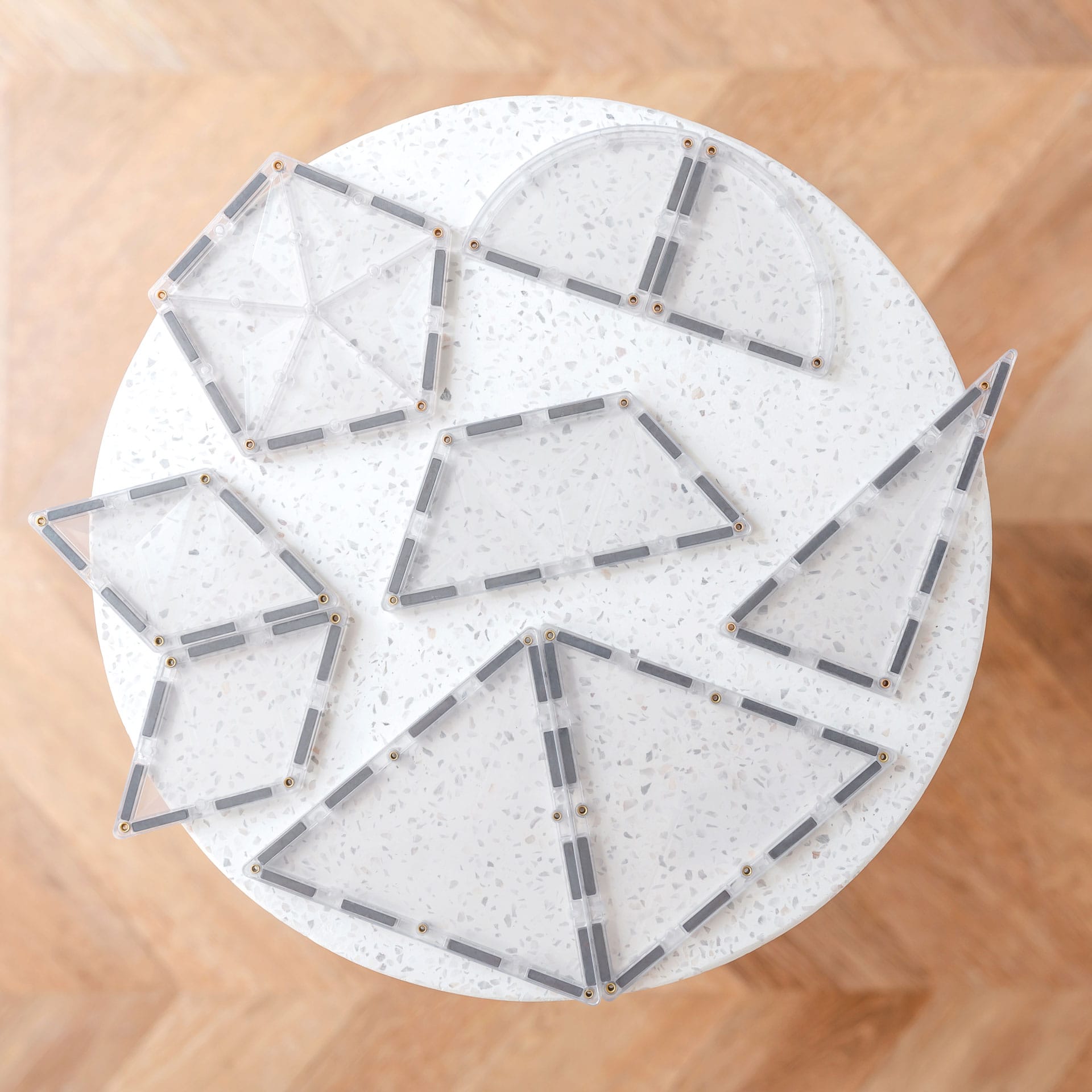 Connetix clear shape expansion pack 24 piece – Dilly Dally Kids