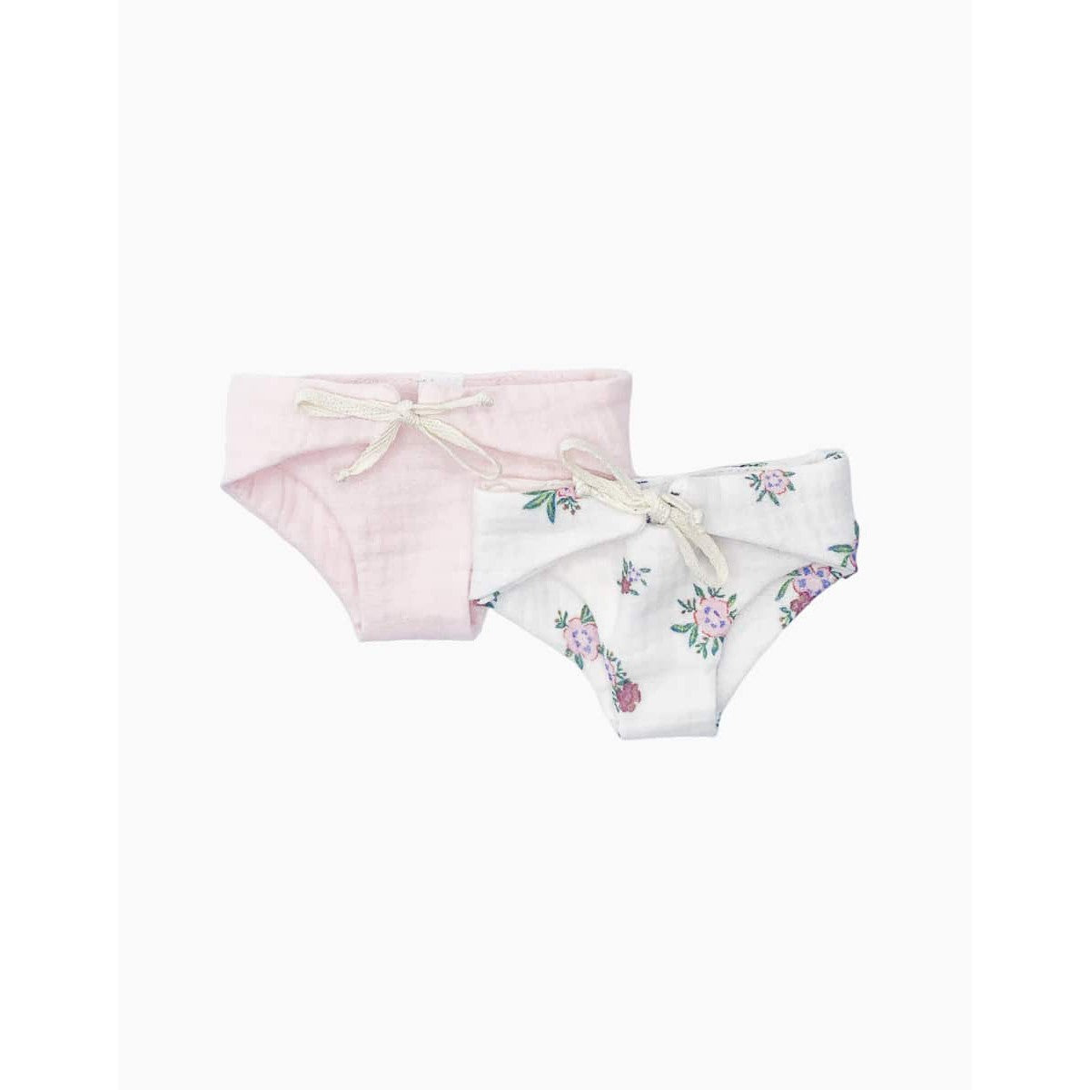 Minikane babies set of 2 diapers in double gauze Eugénia / rose – Dilly ...