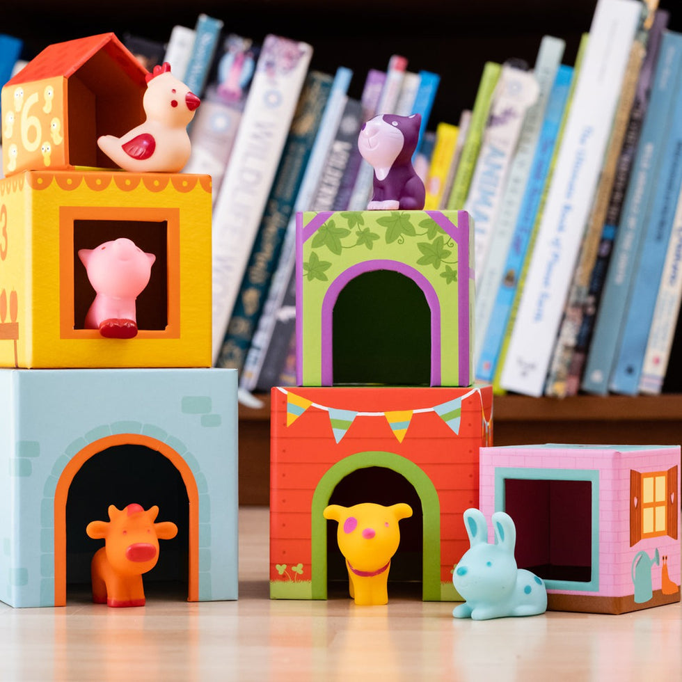 Vilac musical farm blocks set – Dilly Dally Kids