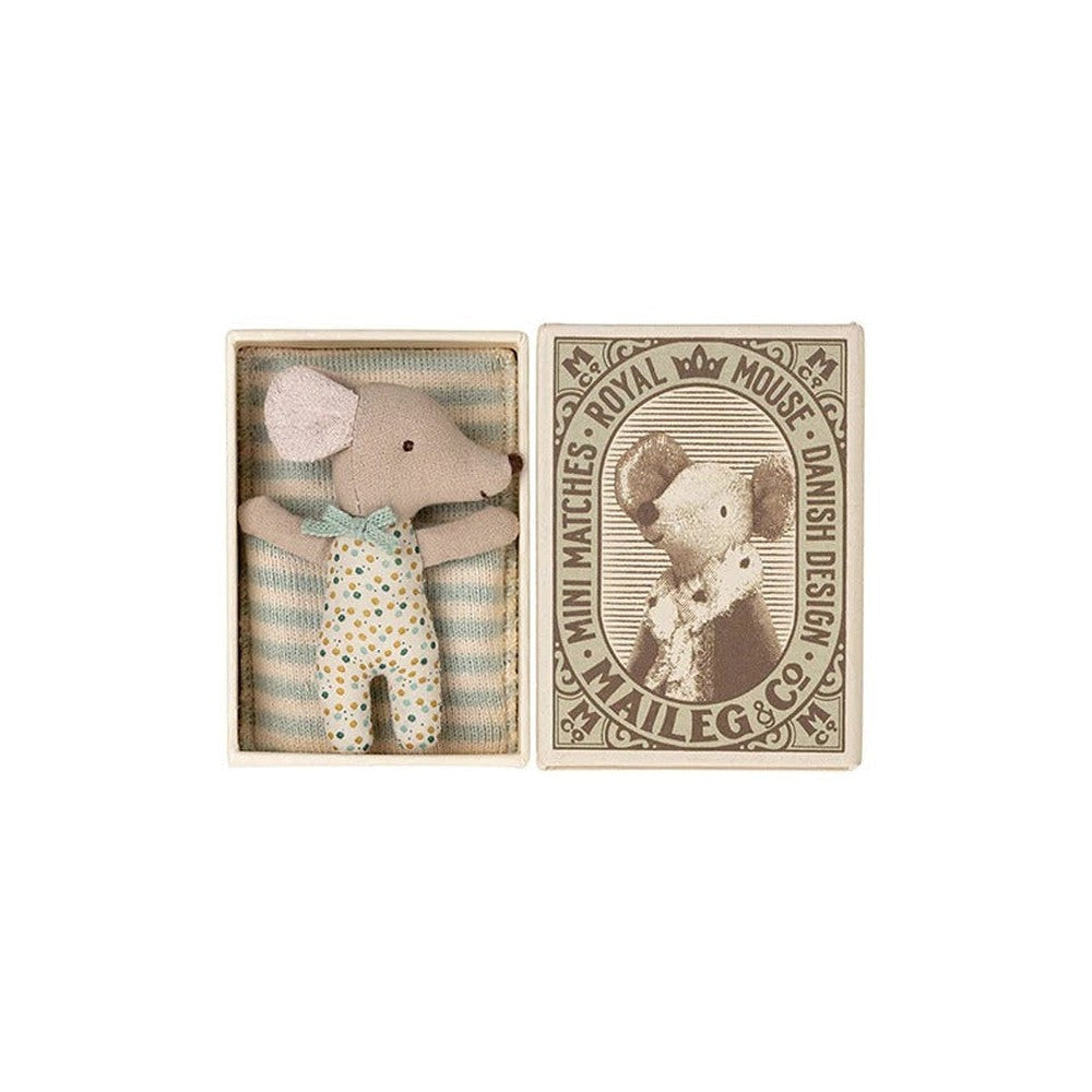 Maileg boy sleepy/wakey mouse in box 2022 – Dilly Dally Kids