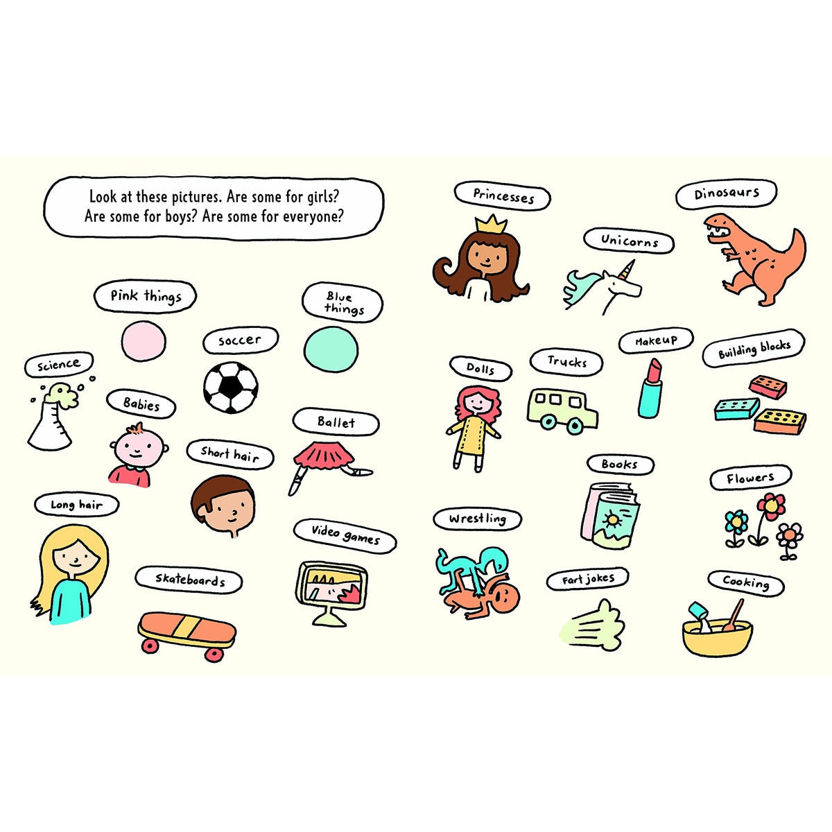 pink, blue, and you: questions for kids about gender stereotypes ...