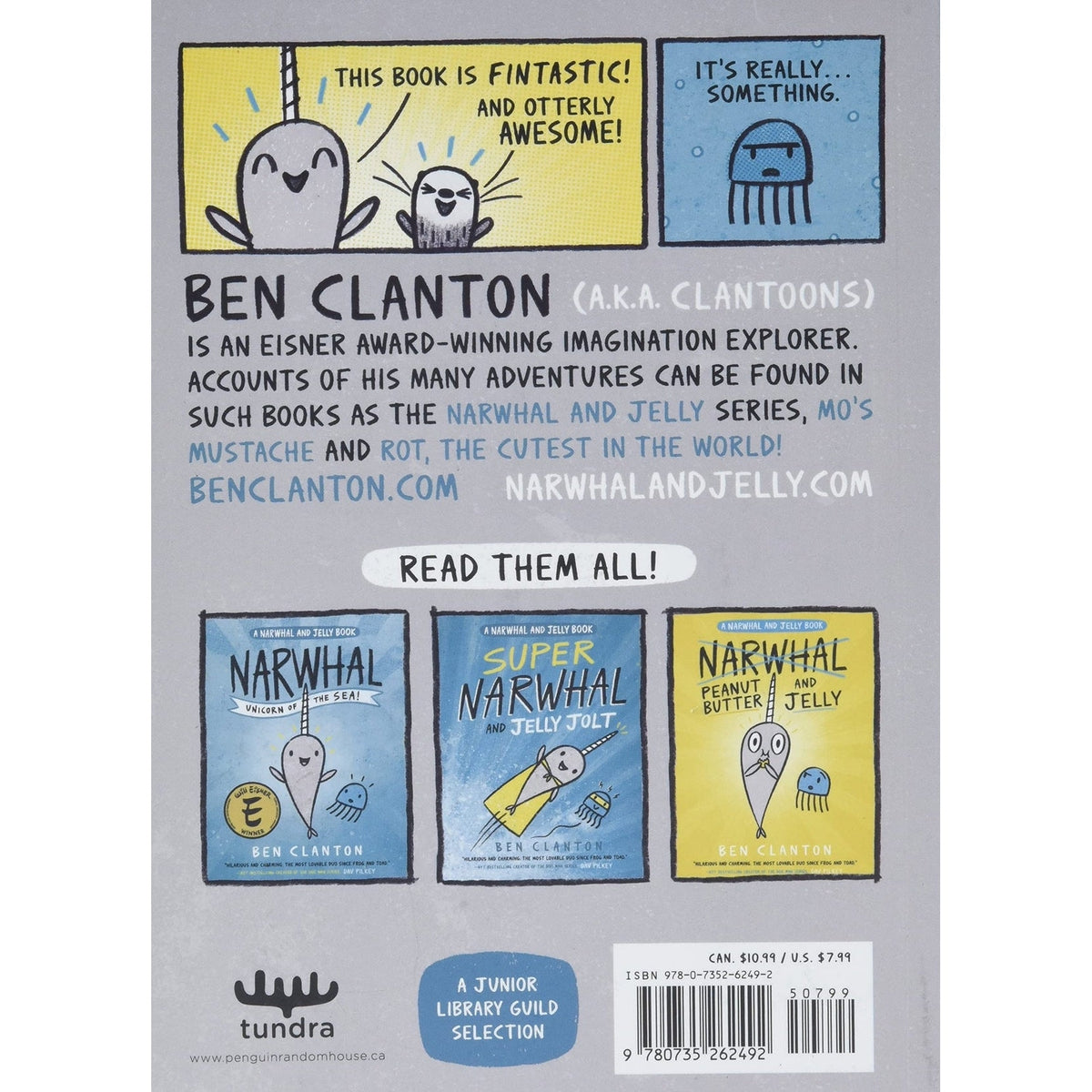 narwhal's otter friend - a narwhal and jelly book #4 – Dilly Dally Kids