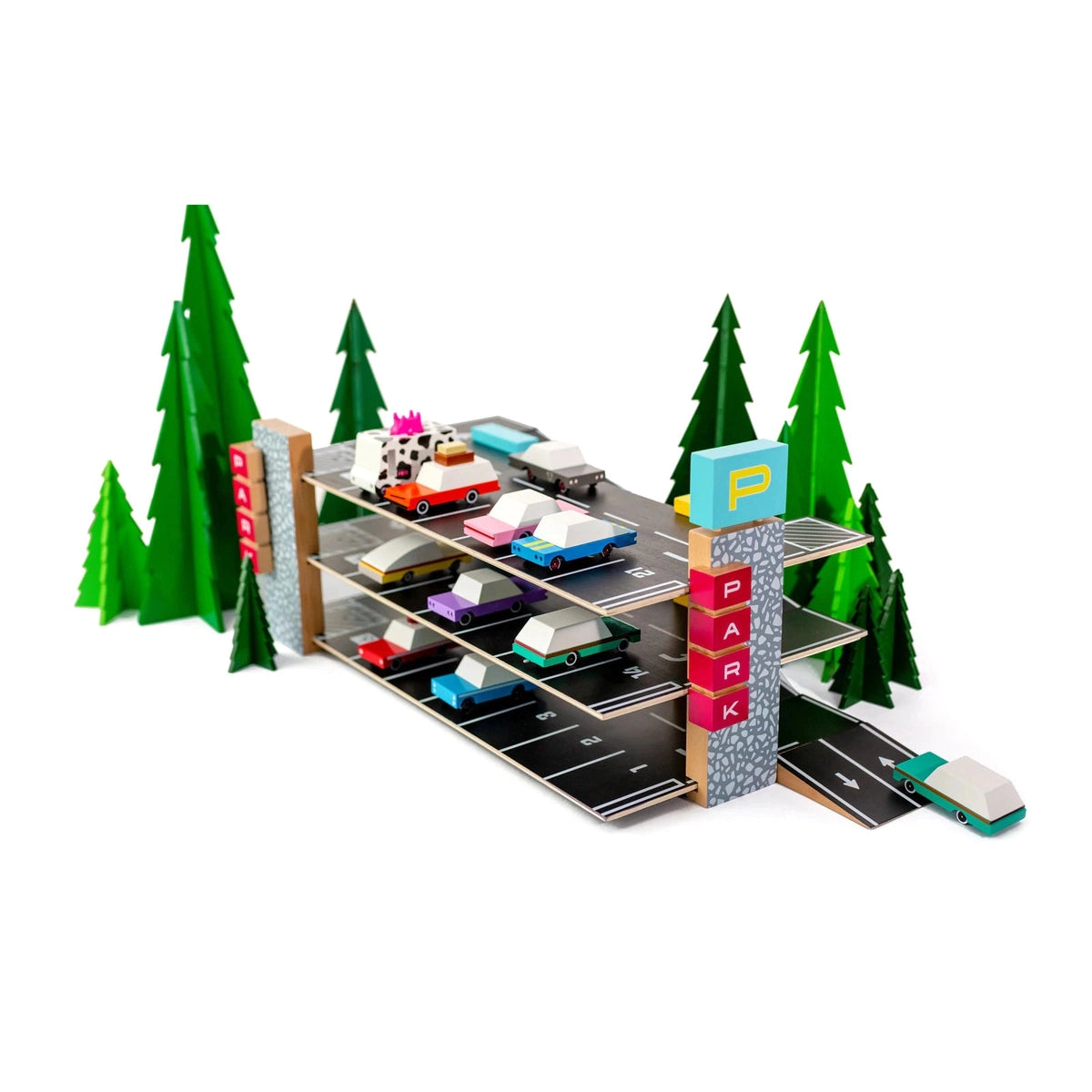 Candylab candycar magnetic parking garage – Dilly Dally Kids