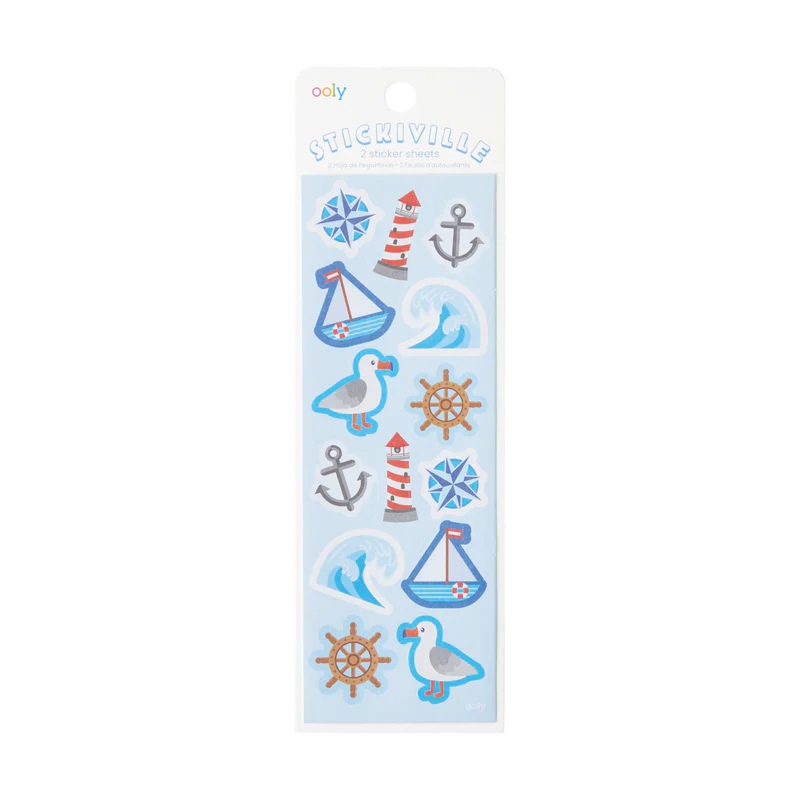 Ooly stickiville nautical stickers matte – Dilly Dally Kids