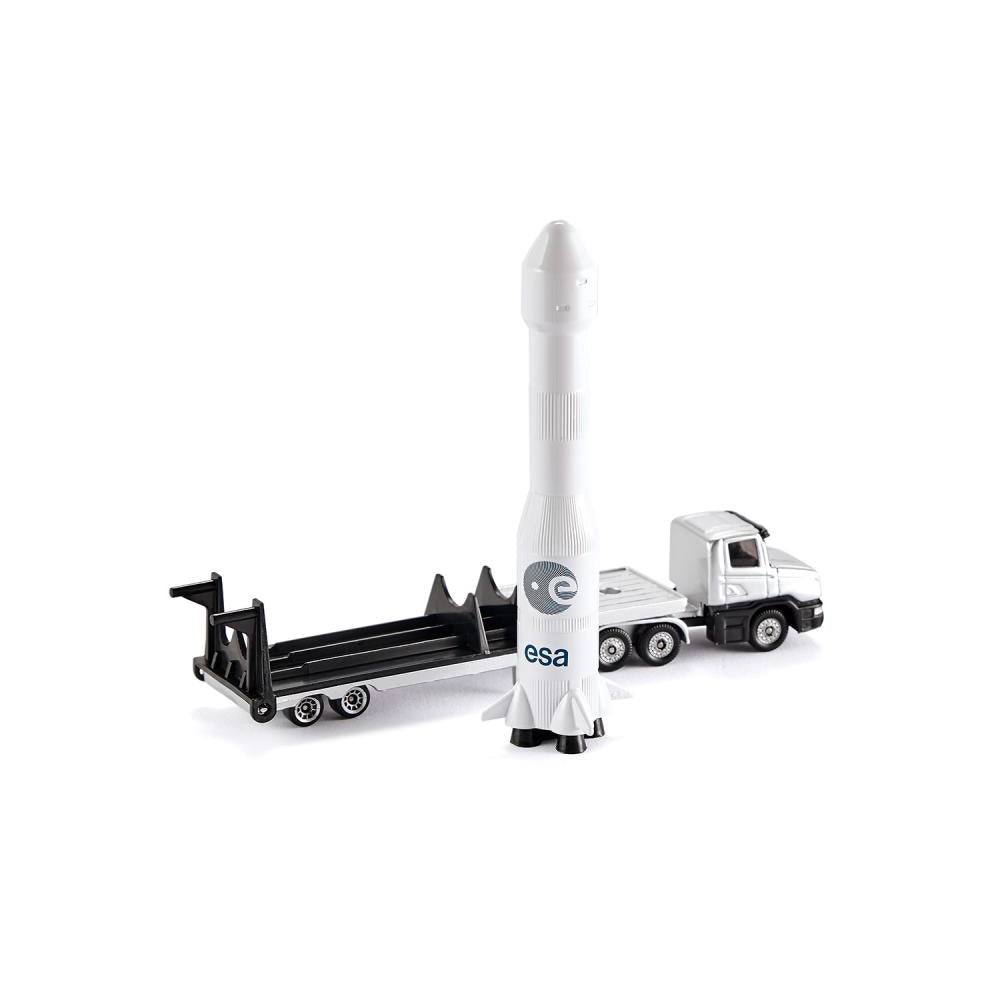 Siku low loader with rocket – Dilly Dally Kids