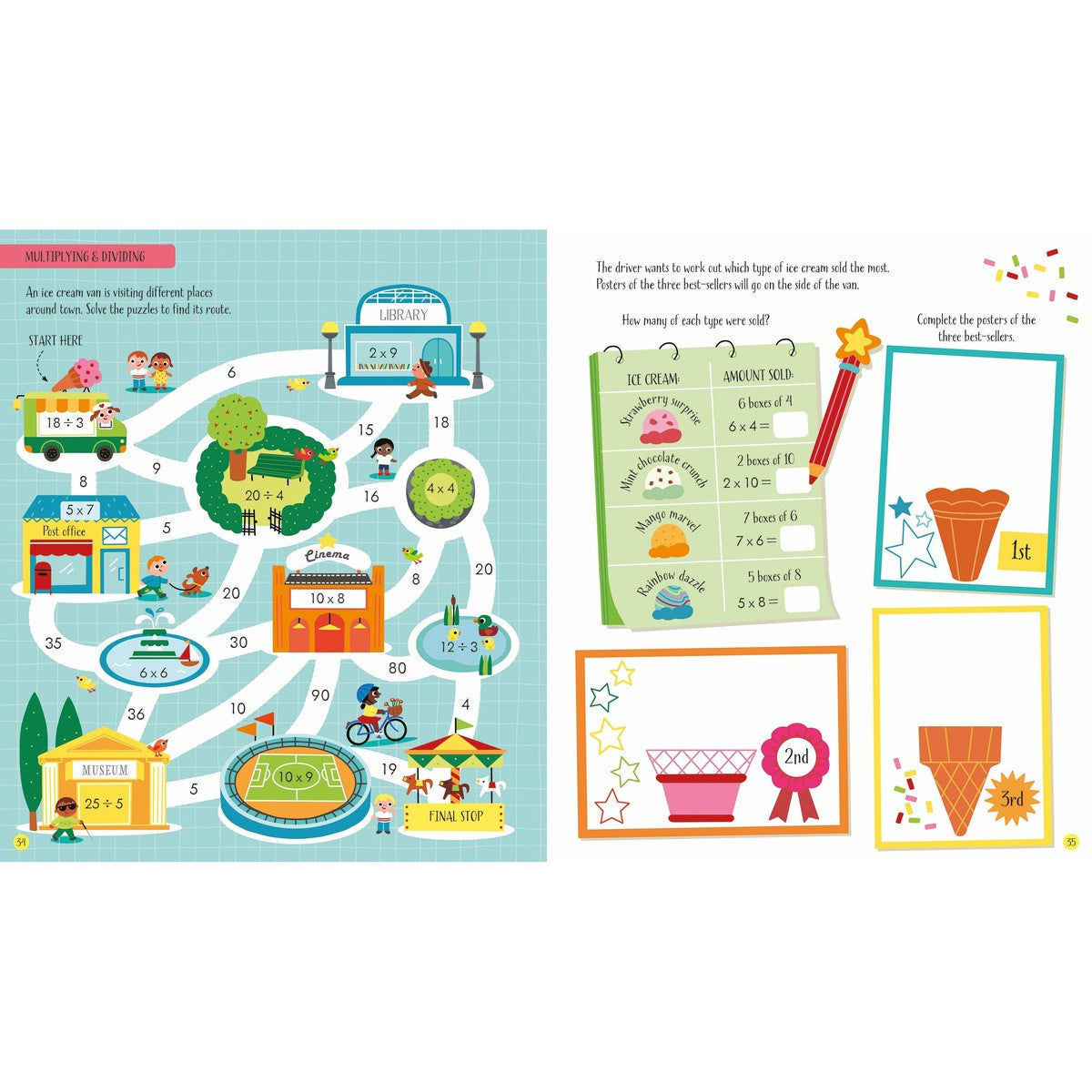 Usborne's pencil and paper math activity book – Dilly Dally Kids