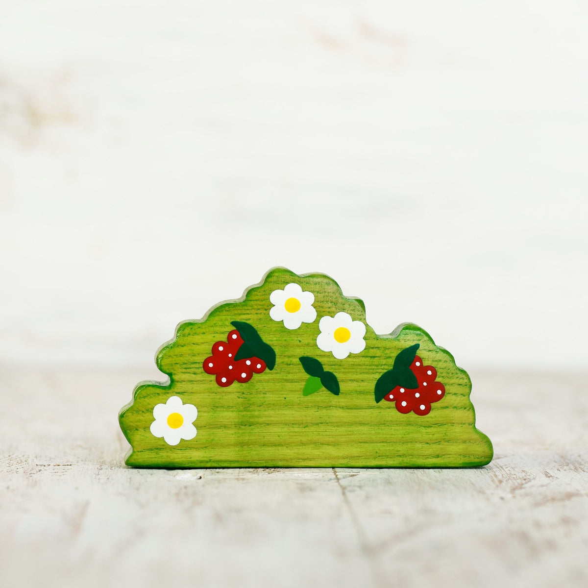 Wooden Caterpillar raspberry bush – Dilly Dally Kids