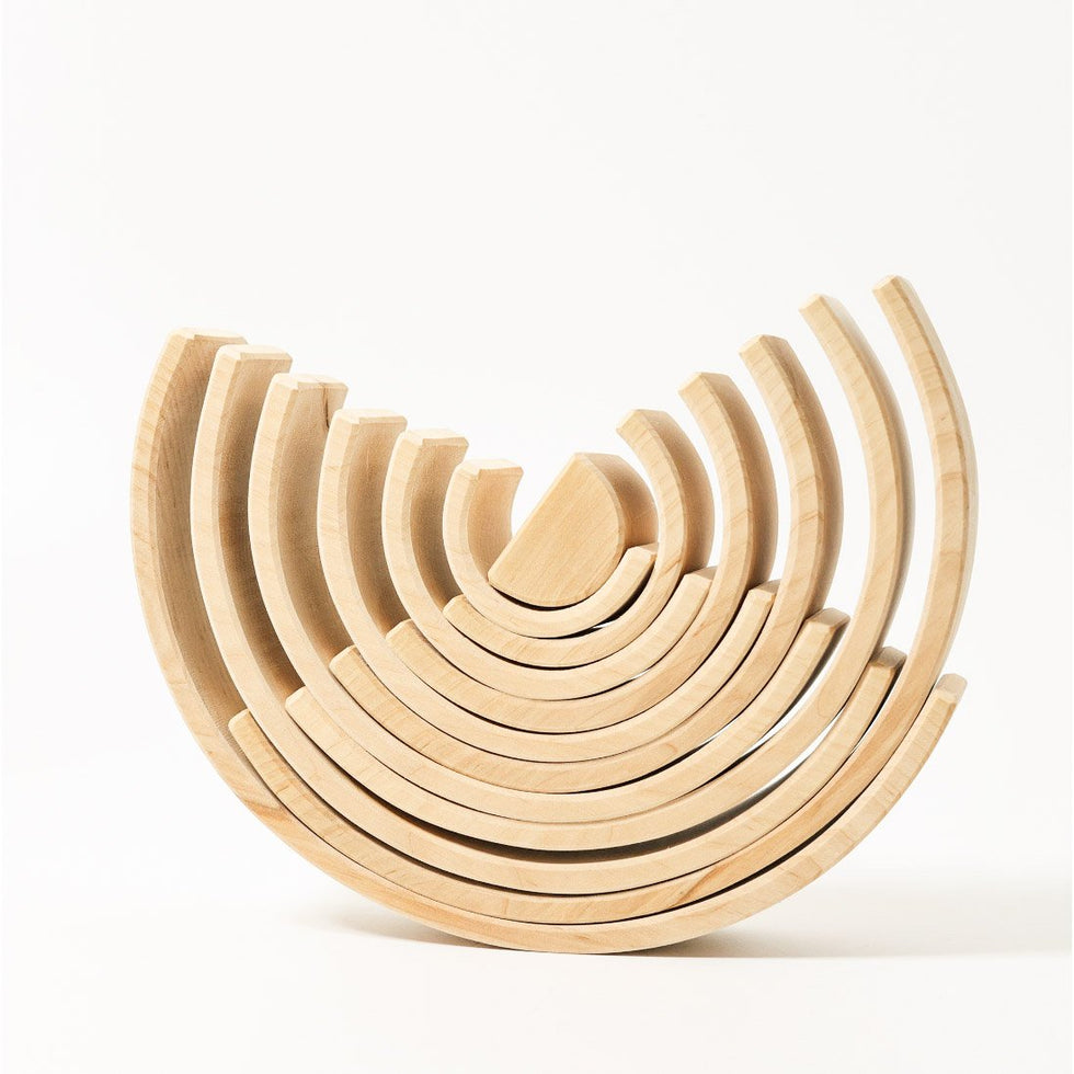 Grimm's large semi circles - natural – Dilly Dally Kids