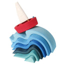Grimm's small wooden wave stacker – Dilly Dally Kids