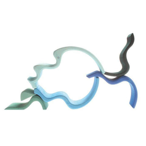 Grimm's small wooden wave stacker – Dilly Dally Kids
