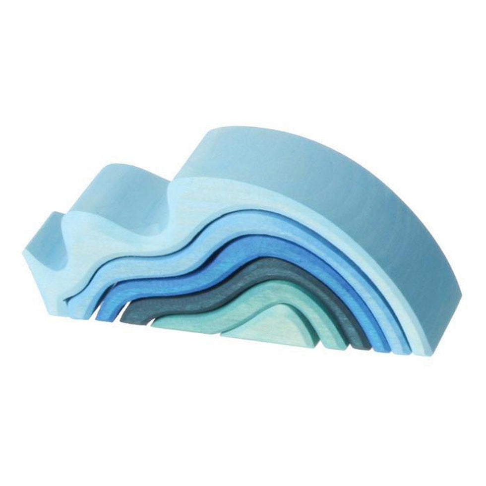 Grimm's small wooden wave stacker – Dilly Dally Kids