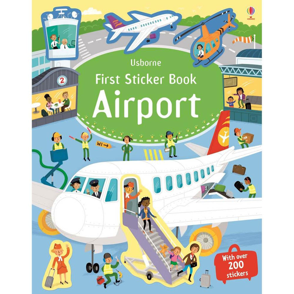 Usborne first sticker book airport – Dilly Dally Kids
